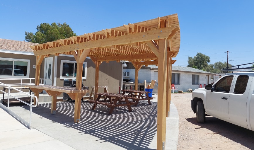Southern Pine Carpentry Installs Patio Covers in Kingman, AZ 86401